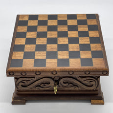 Puzzle Chess Set & Hidden Compartment Personalized Chess Set – AsyaWoodArt